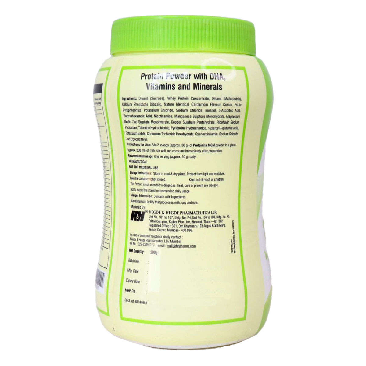 Proteinina Mom Elaichi Powder 200 gm Price, Uses, Side Effects ...