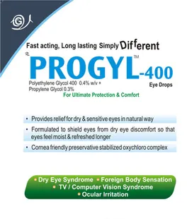 Progyl 400 Eye Drop | Uses, Side Effects, Price | Apollo Pharmacy