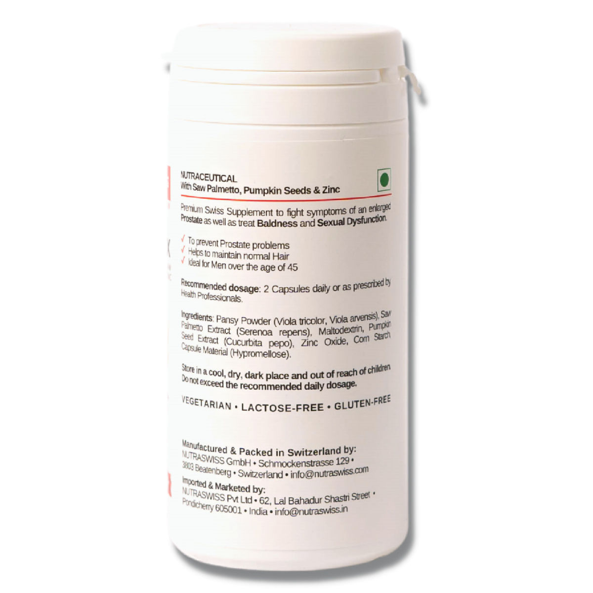 Nutraswiss ProstaMax, 60 Capsules Price, Uses, Side Effects ...