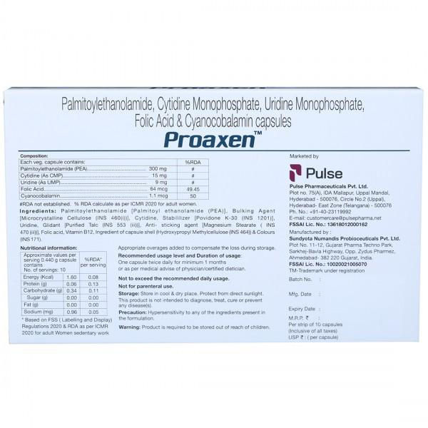 Proaxen Capsule | Uses, Benefits, Price | Apollo Pharmacy