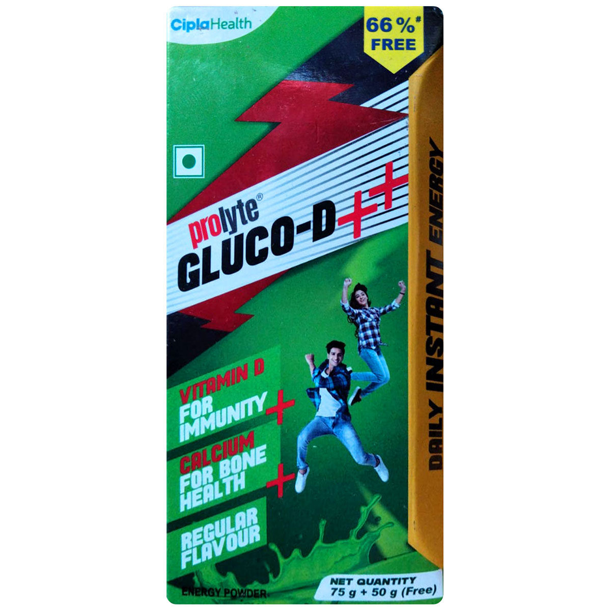 Prolyte Gluco-D++ Regular Flavour Powder (75gm+ | Uses, Benefits, Price ...