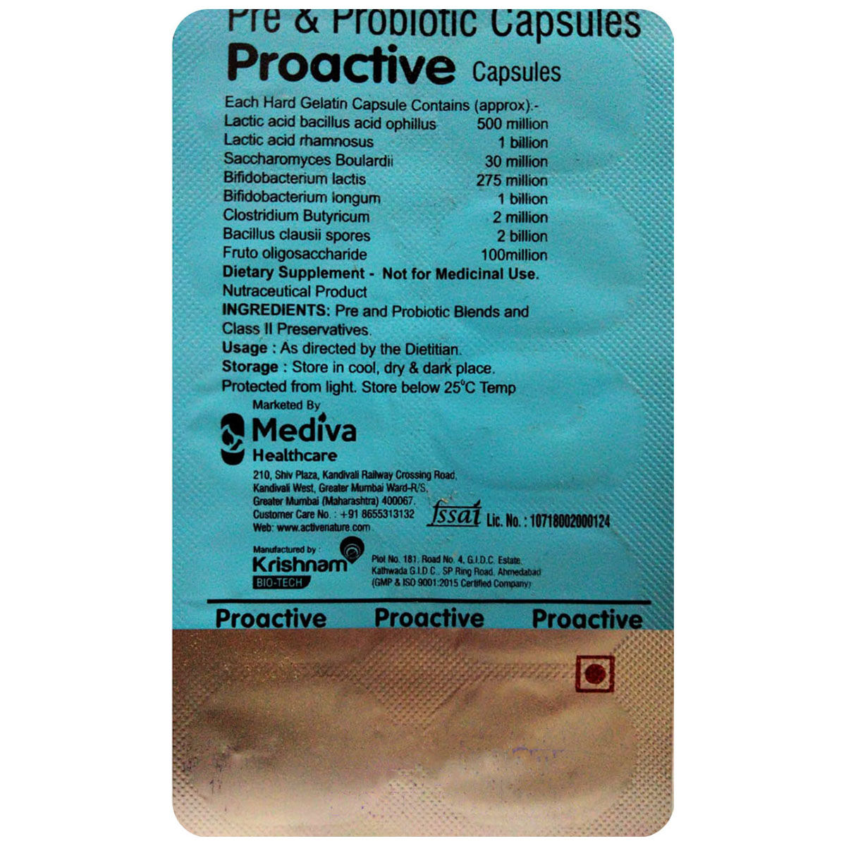 Proactive Capsule | Uses, Side Effects, Price | Apollo Pharmacy