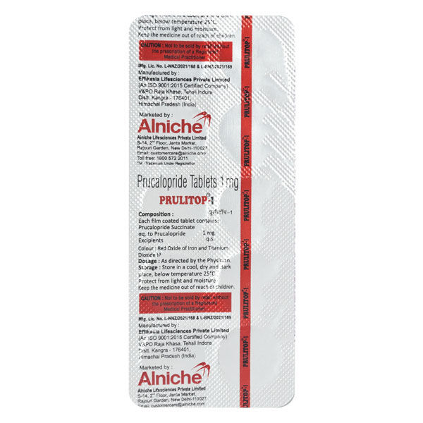 Prulitop-1mg Tablet | Uses, Side Effects, Price | Apollo Pharmacy