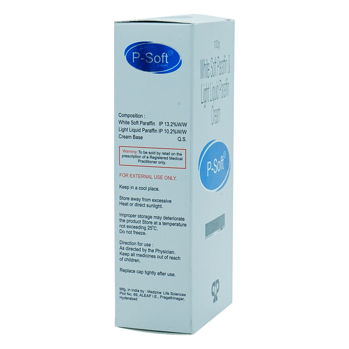 P-Soft Cream 100 gm Price, Uses, Side Effects, Composition - Apollo ...