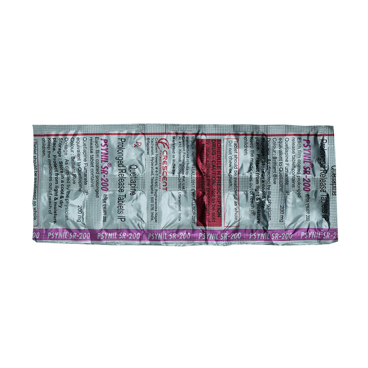 Psynil SR-200 Tablet 10's Price, Uses, Side Effects, Composition ...