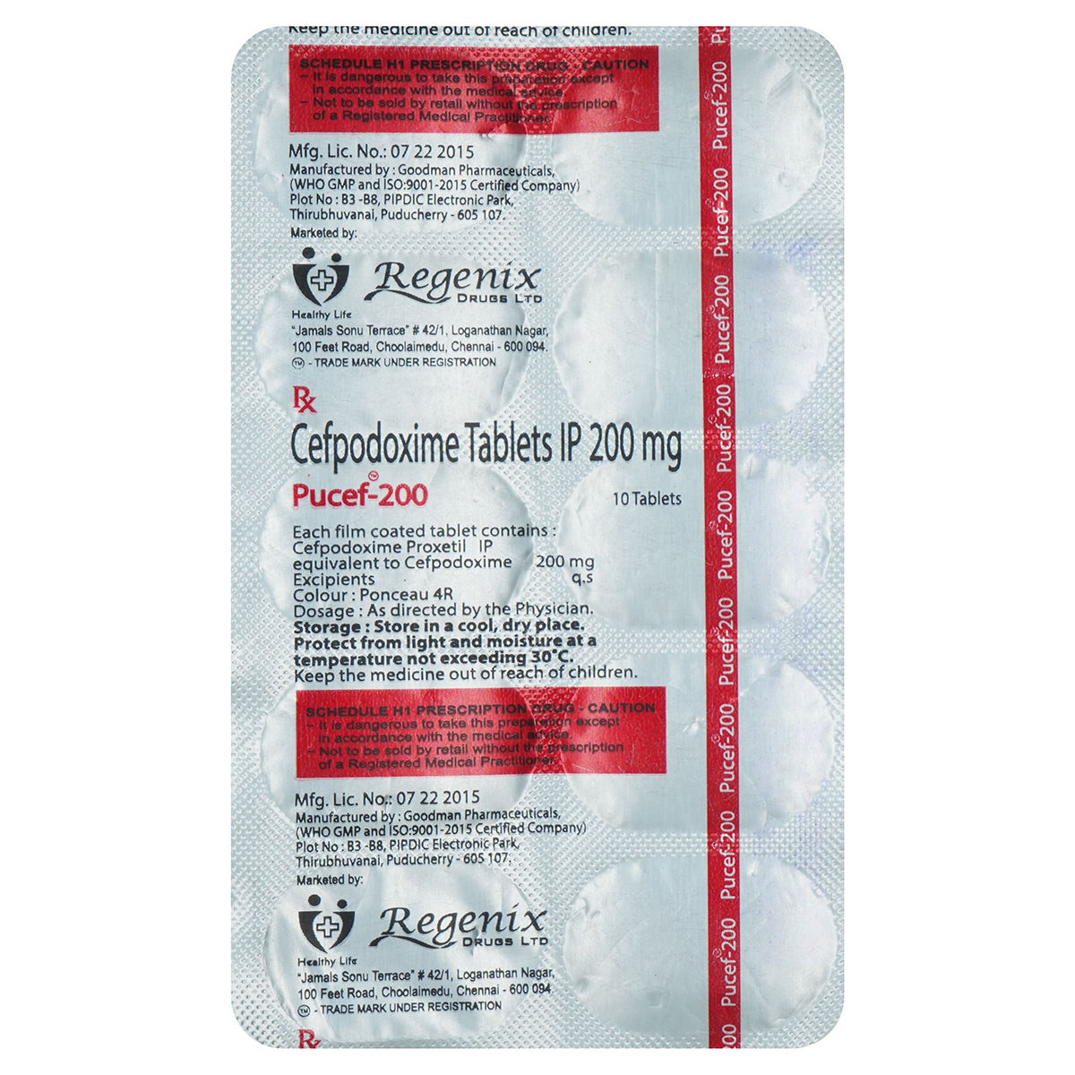 PUCEF 200MG TABLET | Uses, Side Effects, Price | Apollo Pharmacy