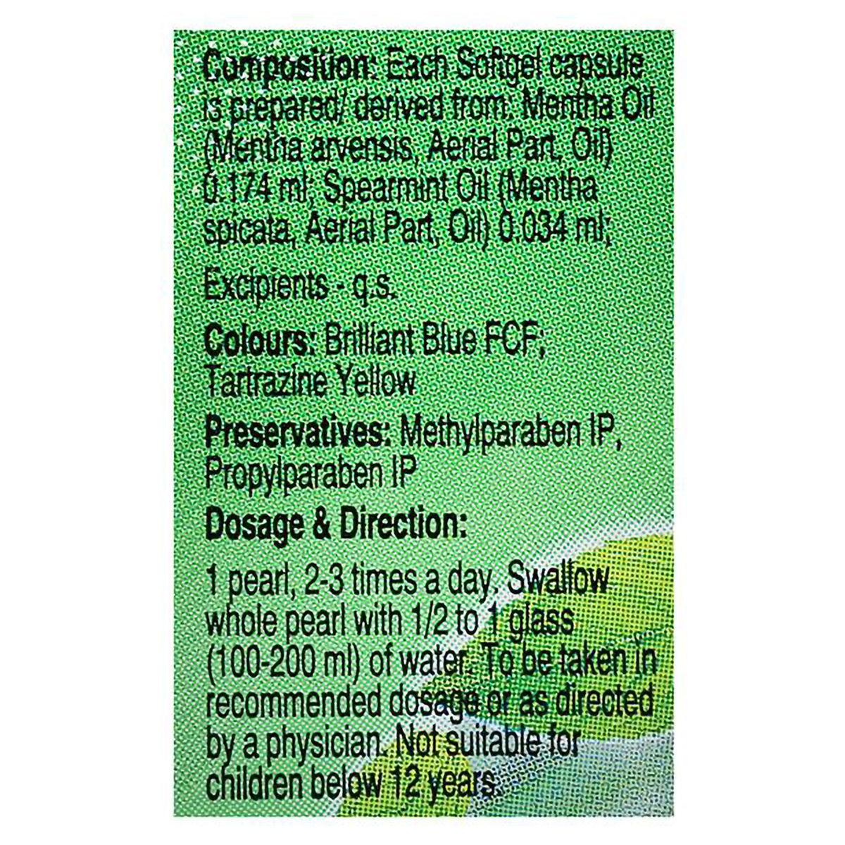 Dabur Pudin Hara Pearls, 10 Capsules Price, Uses, Side Effects, Composition - Apollo Pharmacy