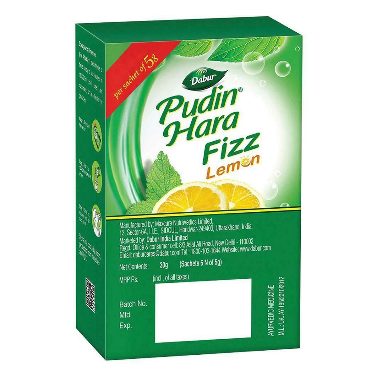 Pudin Hara Lemon Fizz 5G Price, Uses, Side Effects, Composition ...
