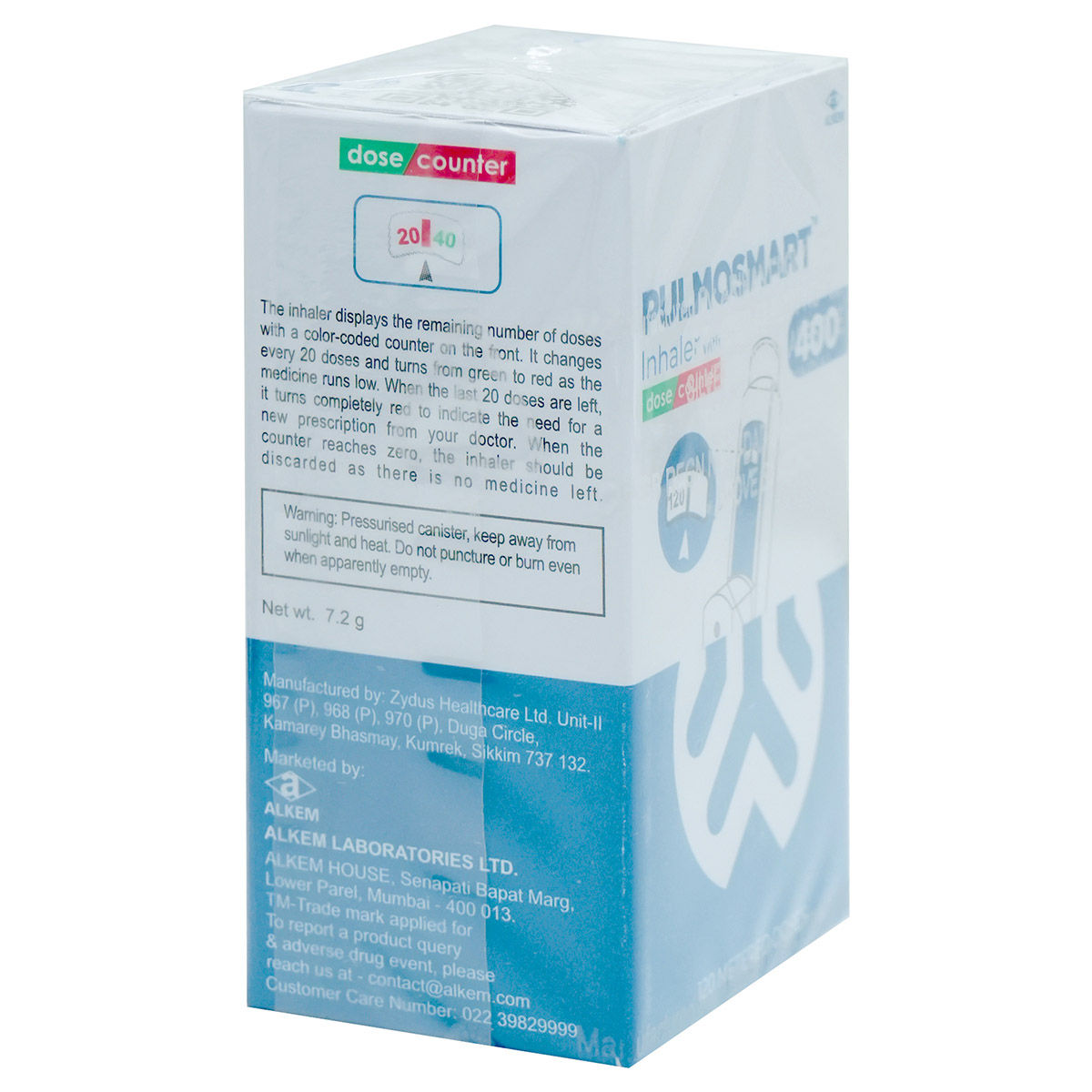Pulmosmart 400 Inhaler | Uses, Side Effects, Price | Apollo Pharmacy