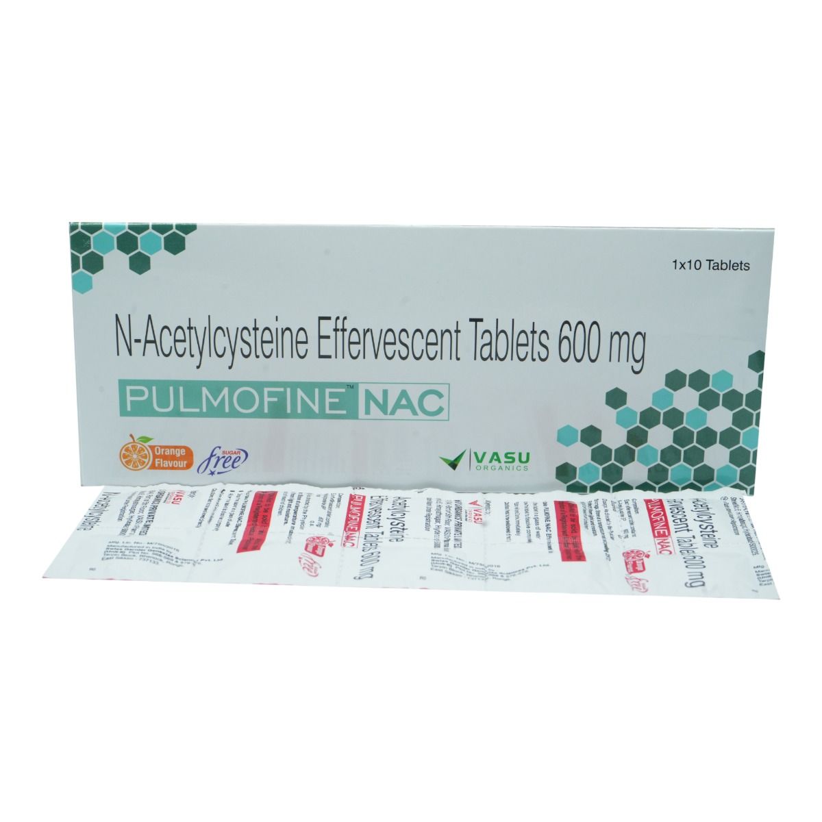 Pulmofine Nac 600 Sugar Free Orange Effervescent Tablet | Uses, Side ...