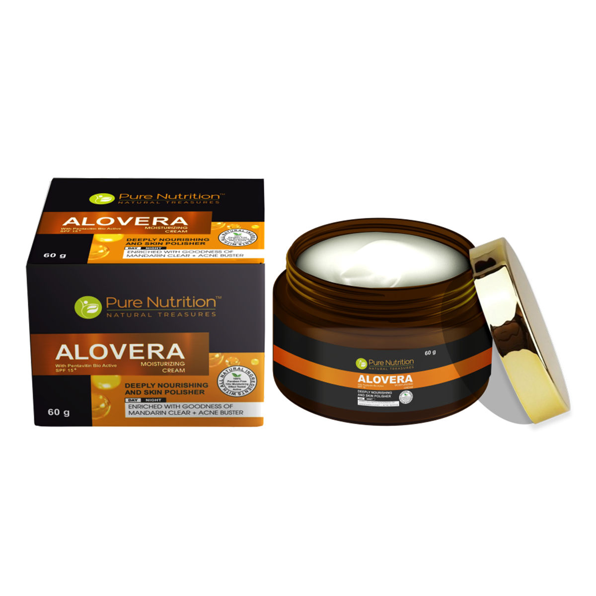 Pure Nutrition Alovera Moisturizing Cream, 60 gm Price, Uses, Side ...
