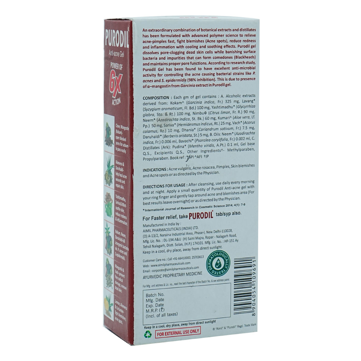 Purodil Anti-Acne Gel | Uses, Side Effects, Price | Apollo Pharmacy