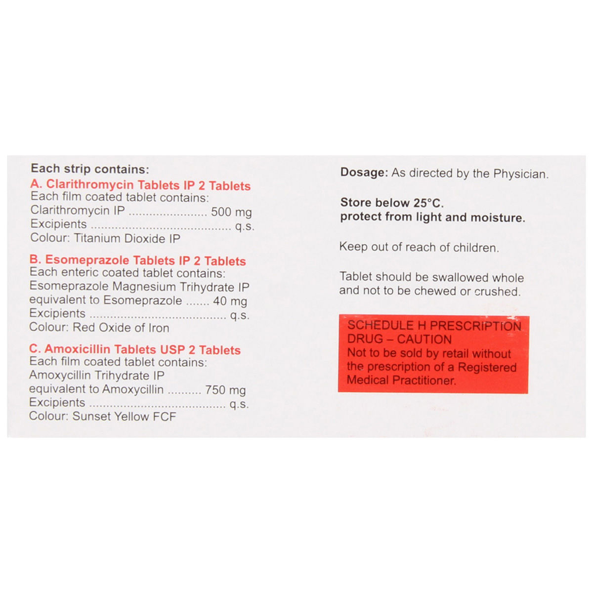 Pylokit Ac Kit Tablet 6's Price, Uses, Side Effects, Composition ...