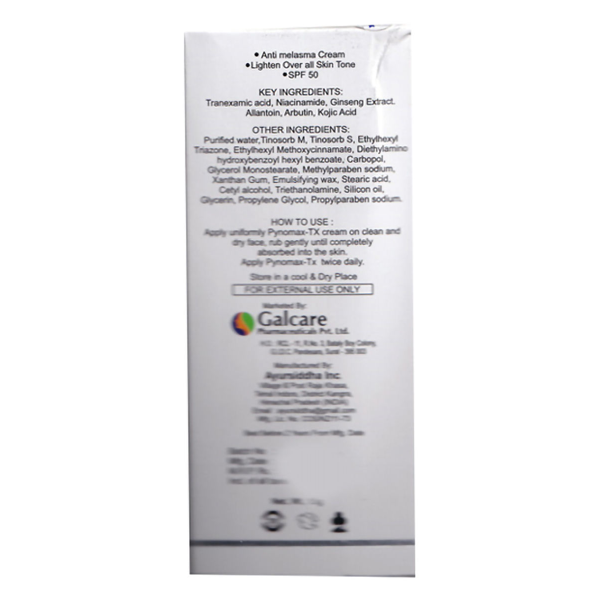 Pynomax TX Cream | Uses, Side Effects, Price | Apollo Pharmacy
