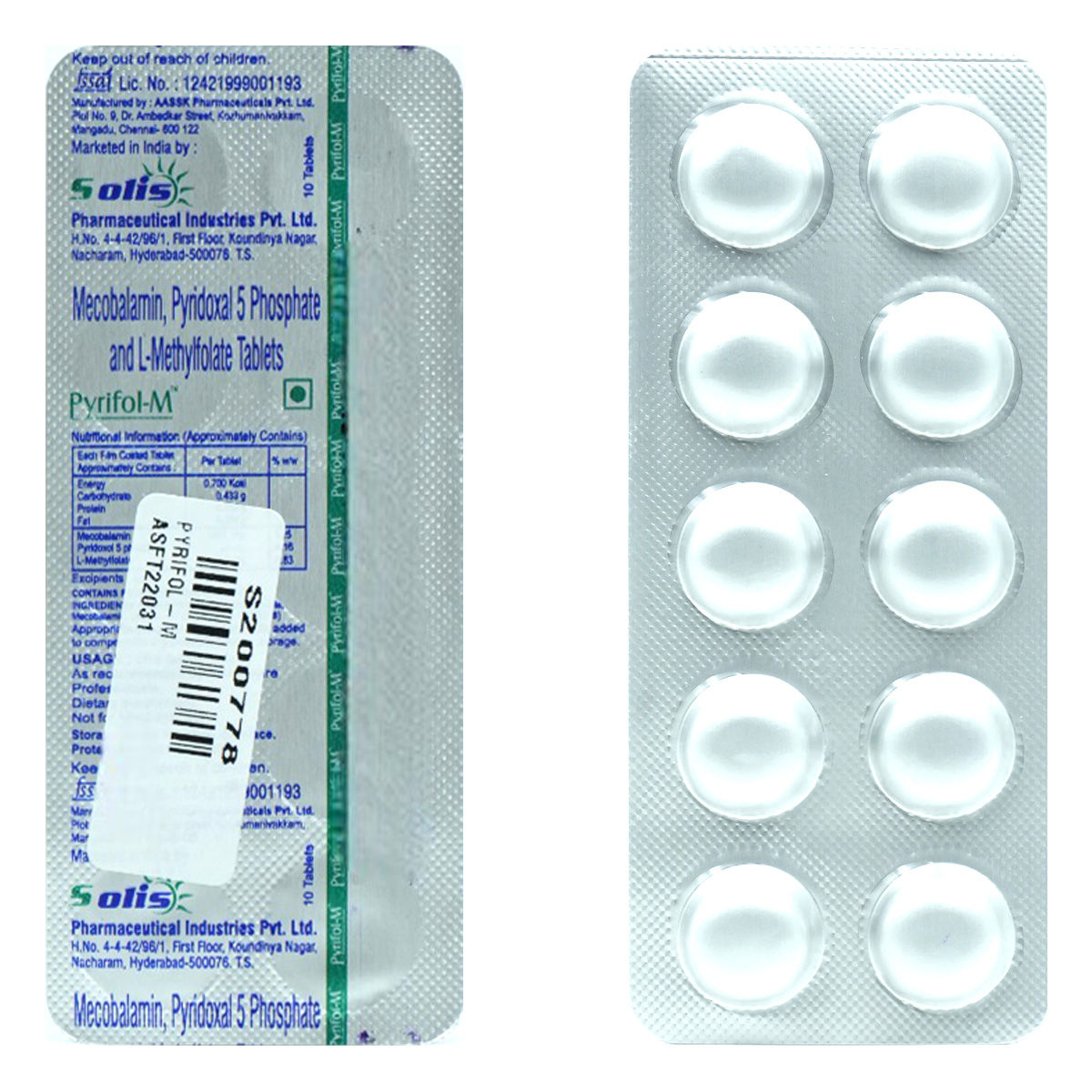 Pyrifol-M Tablet | Uses, Side Effects, Price | Apollo Pharmacy