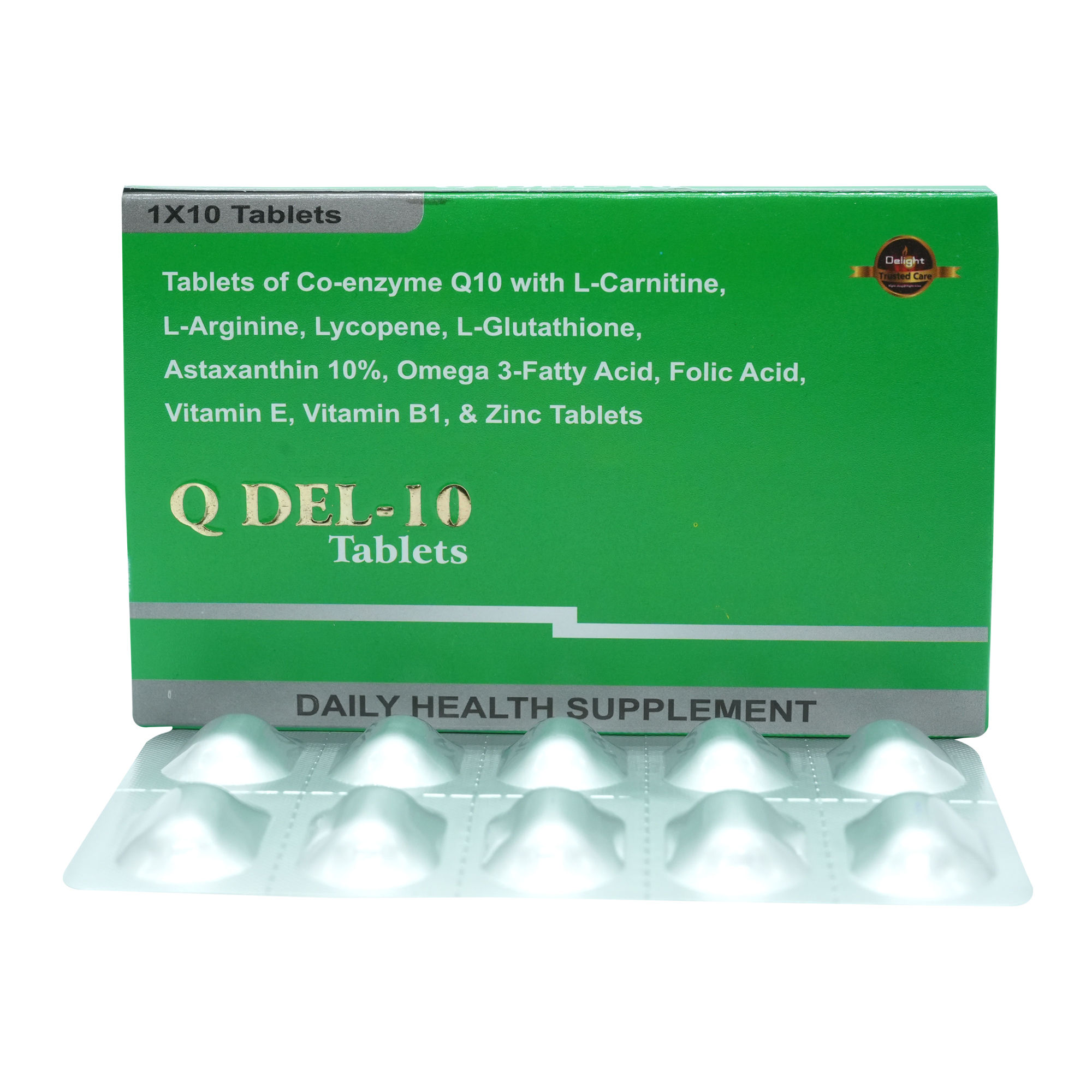 Q Del-10 Tablet 10's Price, Uses, Side Effects, Composition - Apollo Pharmacy