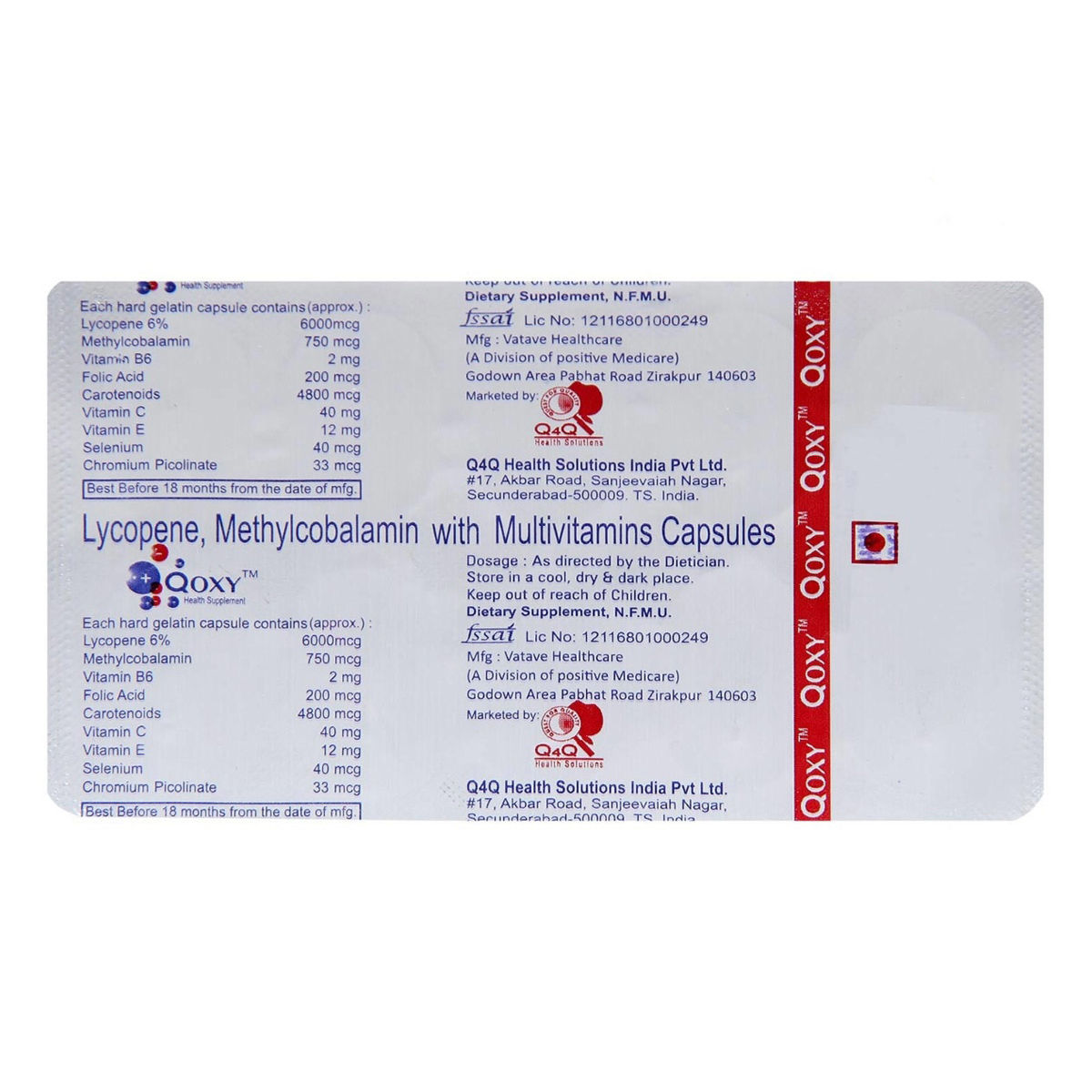 Qoxy Capsule 10's Price, Uses, Side Effects, Composition - Apollo Pharmacy