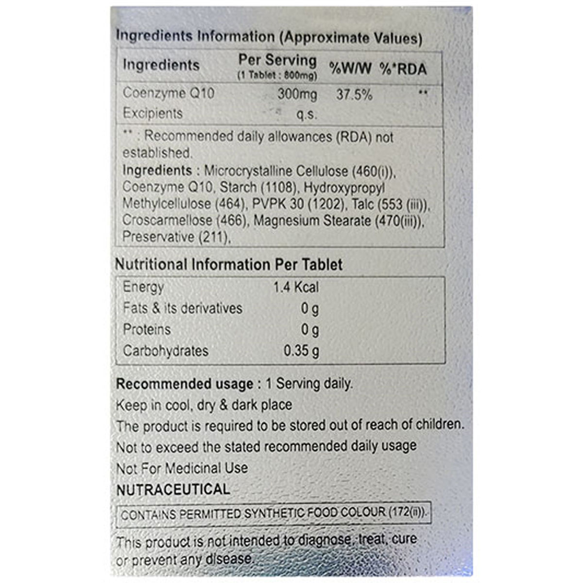 Q-Shine 300Mg Tab | Uses, Side Effects, Price | Apollo Pharmacy