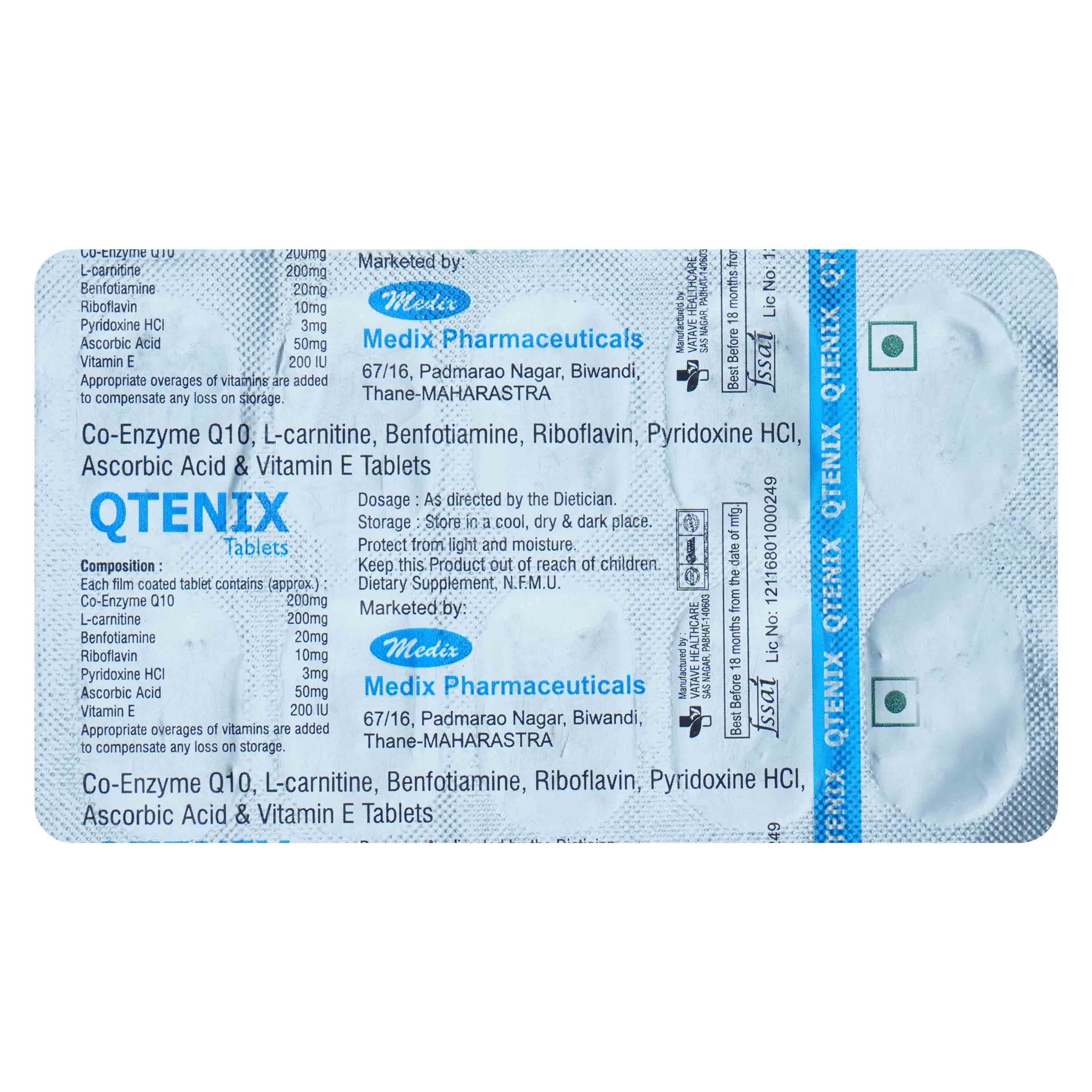Qtenix Tablet | Uses, Side Effects, Price | Apollo Pharmacy
