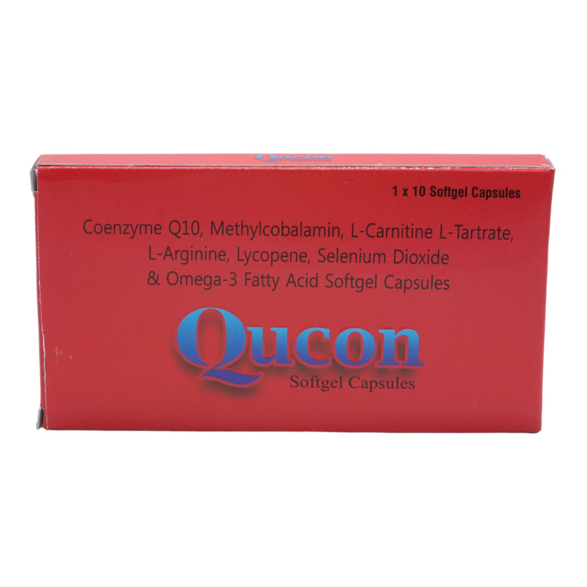 Qucon Softgel Capsule 10's Price, Uses, Side Effects, Composition ...