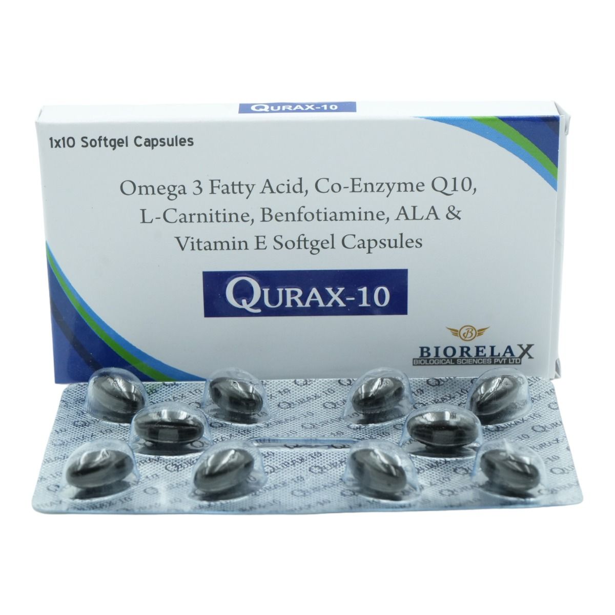 Qurax-10 Softgel Capsule 10's Price, Uses, Side Effects, Composition ...