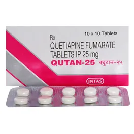 Qutan 25 Tablet | Uses, Side Effects, Price | Apollo Pharmacy
