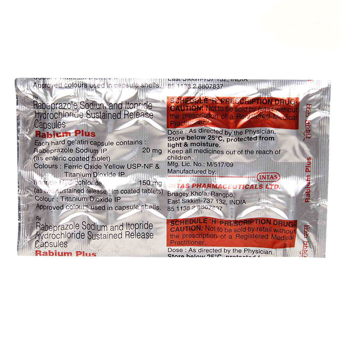 Rabium Plus Capsule 10's Price, Uses, Side Effects, Composition ...
