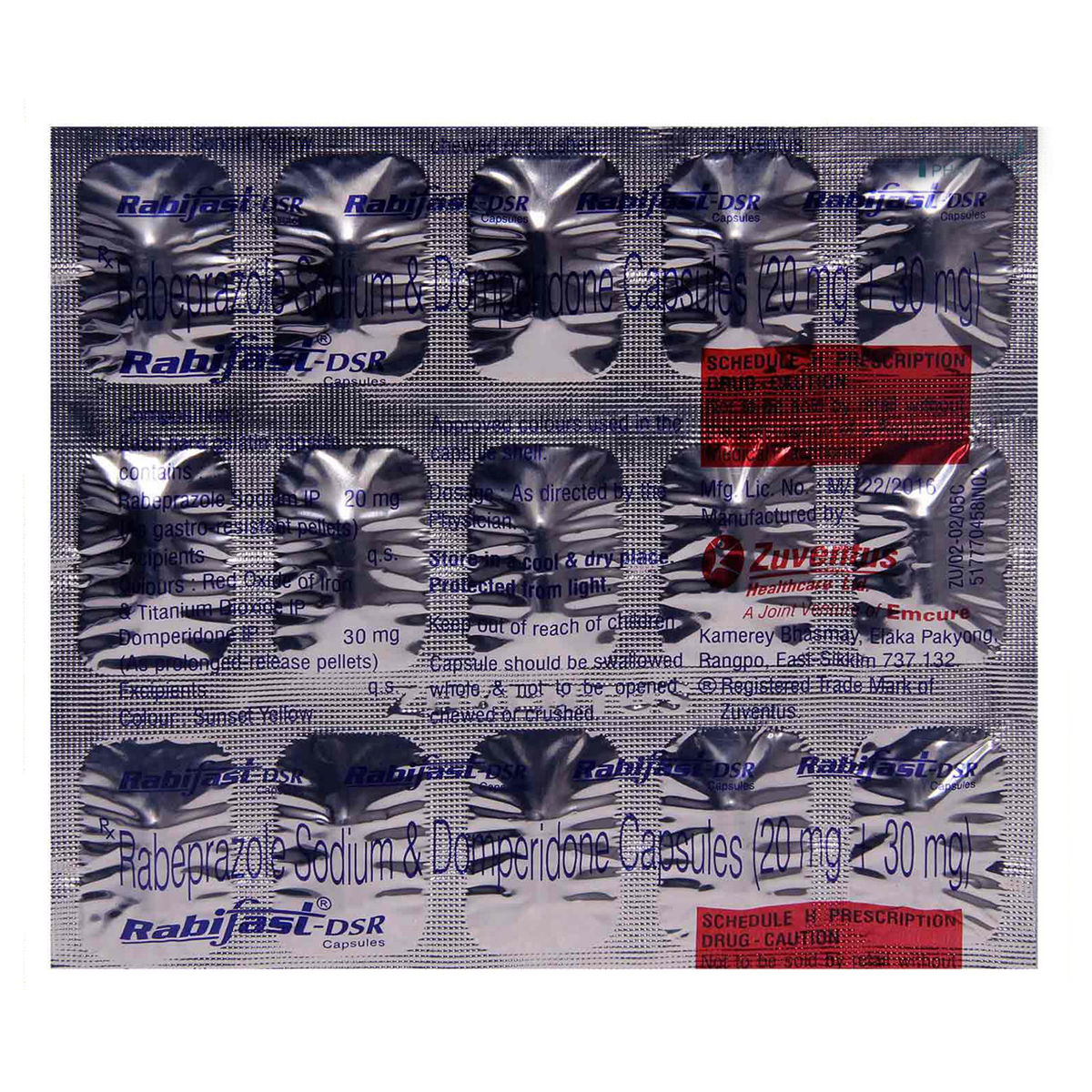 Rabifast-DSR Capsule 15's Price, Uses, Side Effects, Composition ...