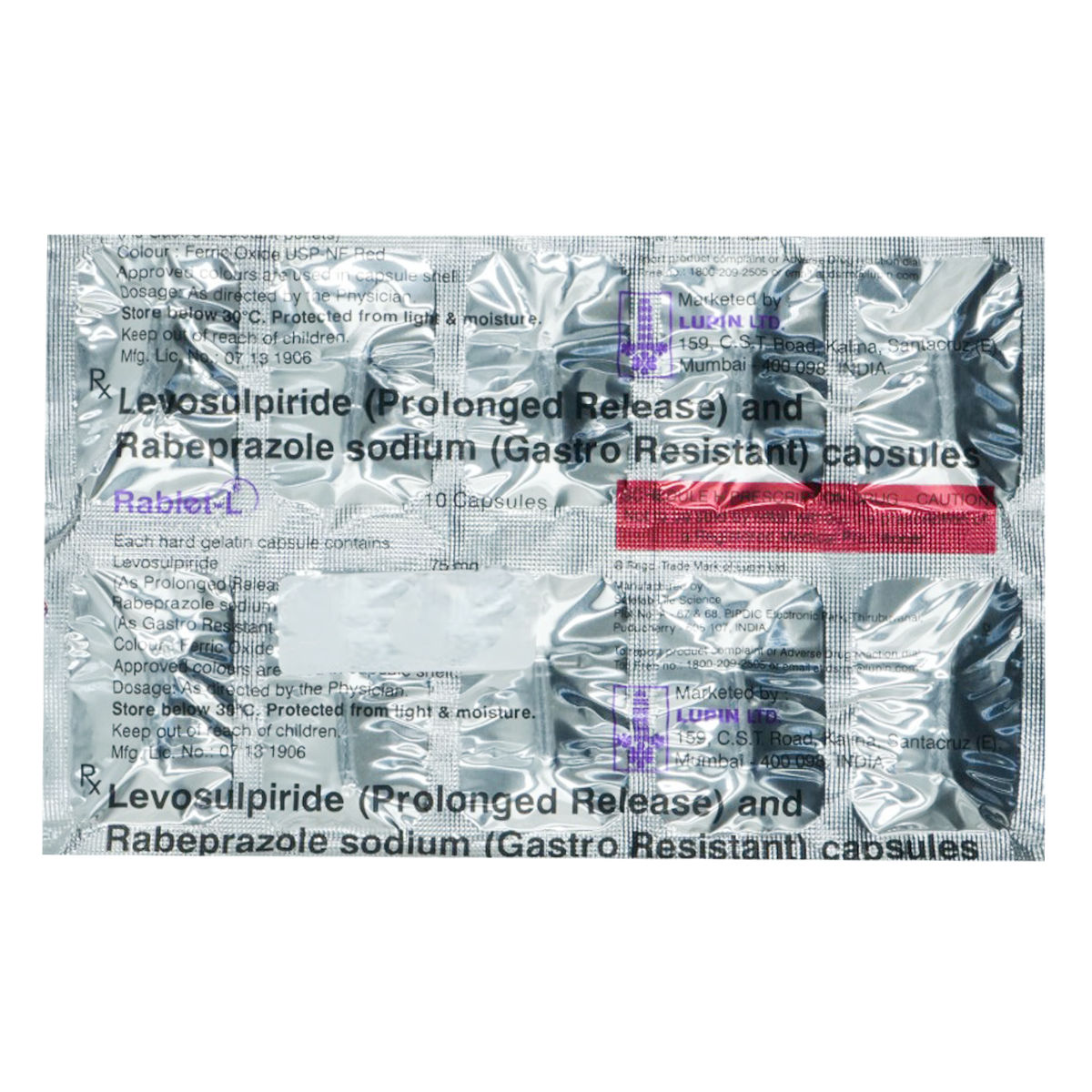 Rablet L Capsule 10's Price, Uses, Side Effects, Composition - Apollo ...