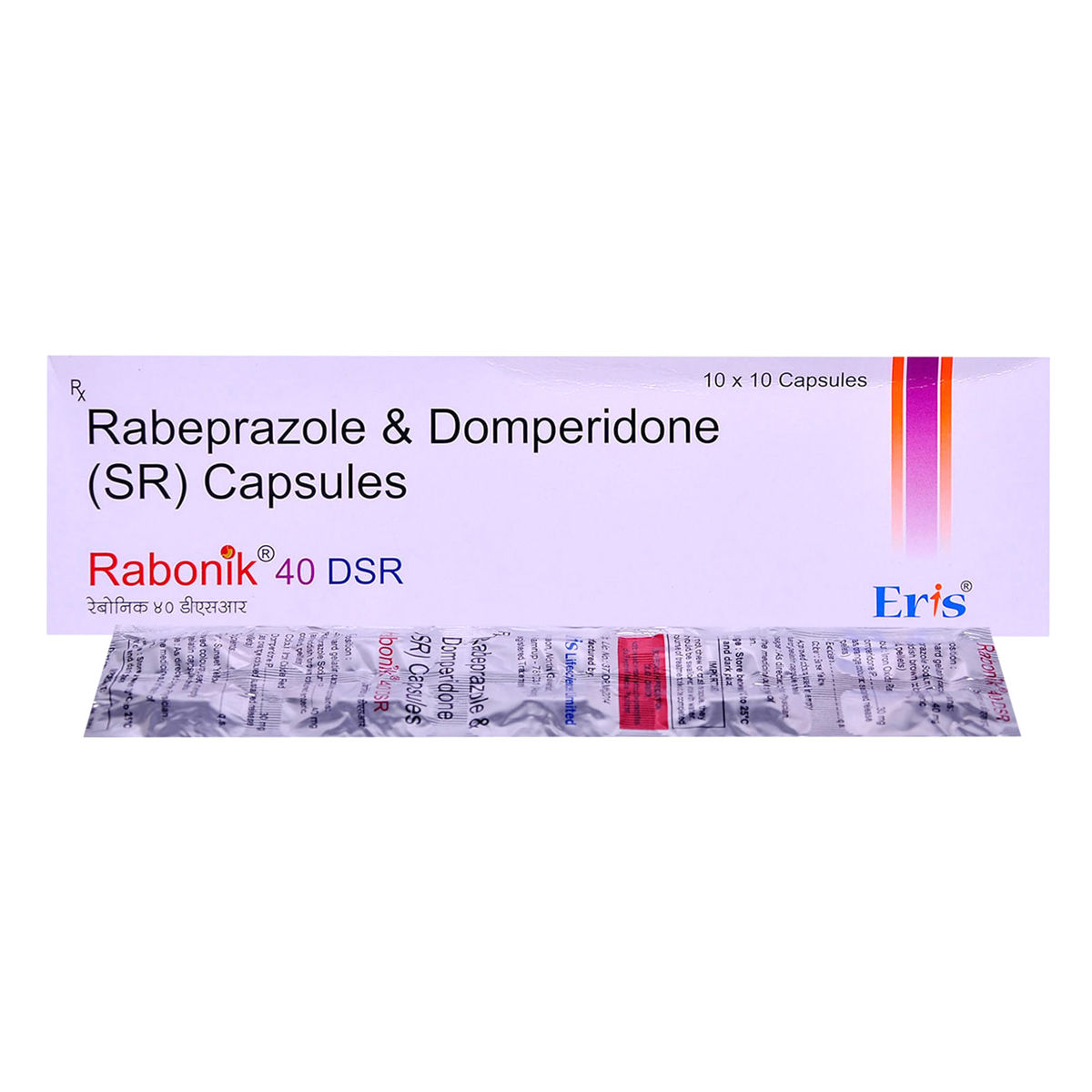 Rabonik 40 DSR Capsule 10's Price, Uses, Side Effects, Composition ...