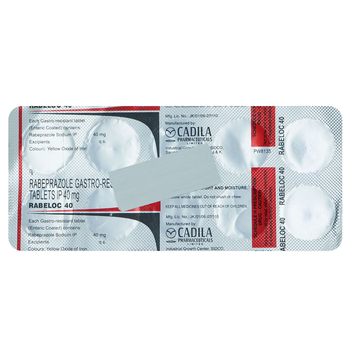 Rabeloc RD 30mg/40mg Capsule | Uses, Side Effects, Price | Apollo Pharmacy