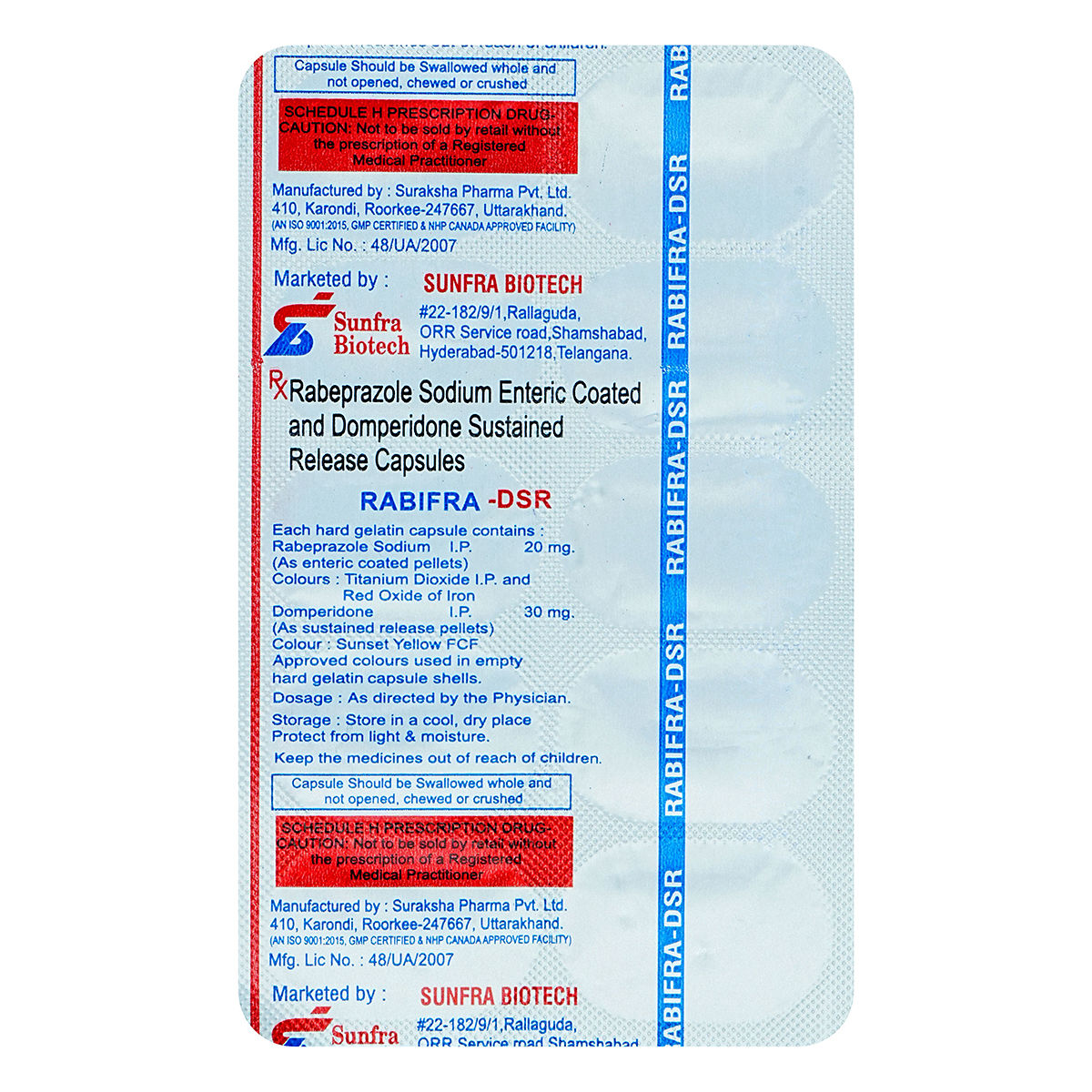 Rabifra-DSR Capsule | Uses, Side Effects, Price | Apollo Pharmacy