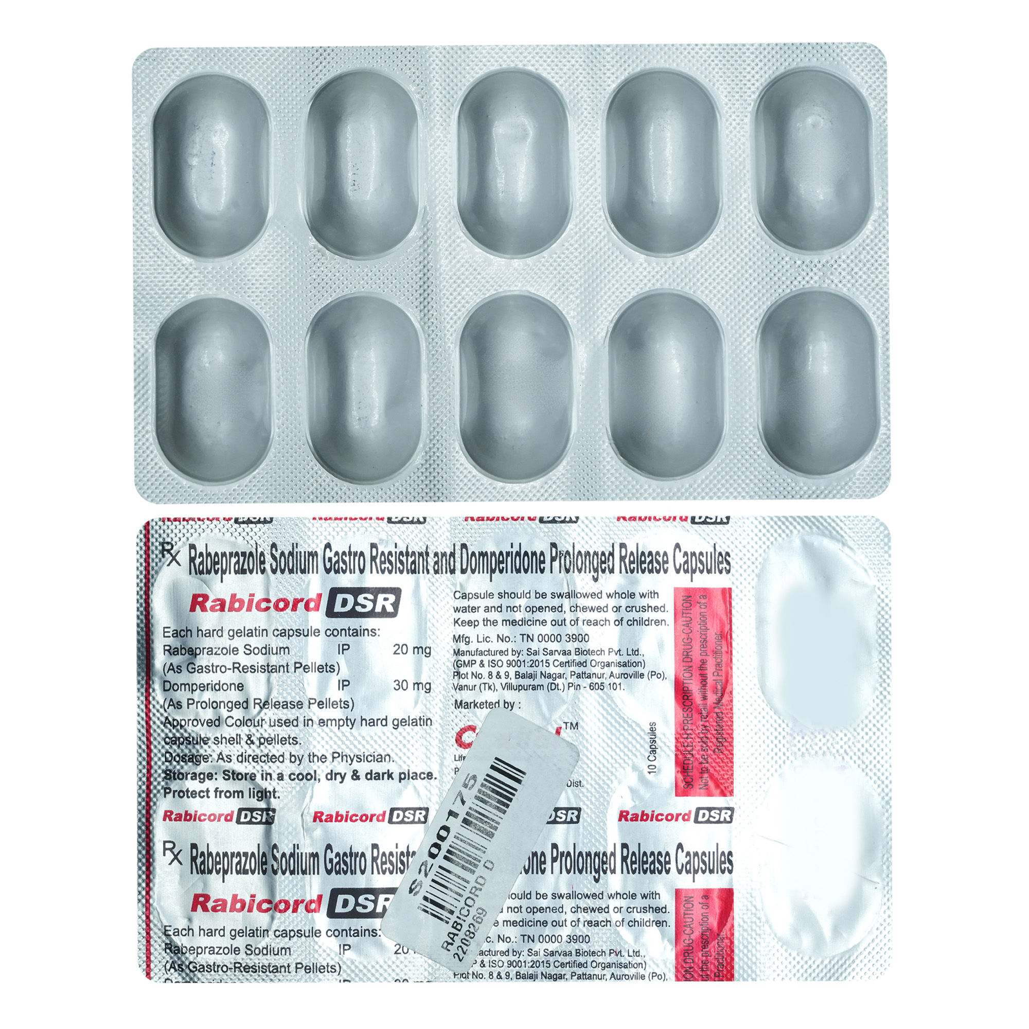 Rabicord DSR Capsule | Uses, Side Effects, Price | Apollo Pharmacy