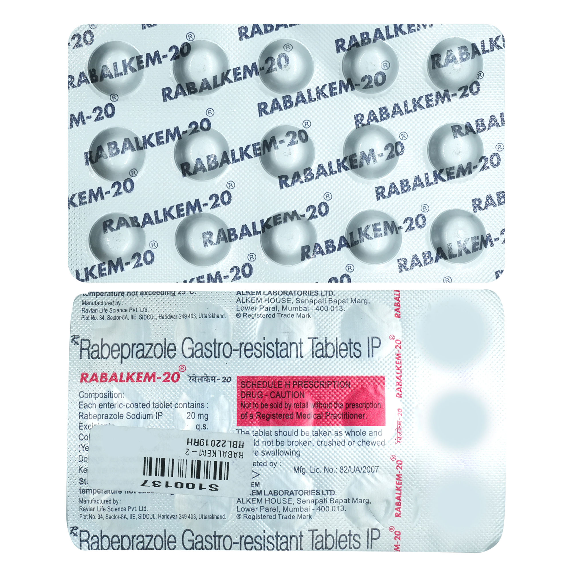 Rabalkem-20 Tablet | Uses, Side Effects, Price | Apollo Pharmacy