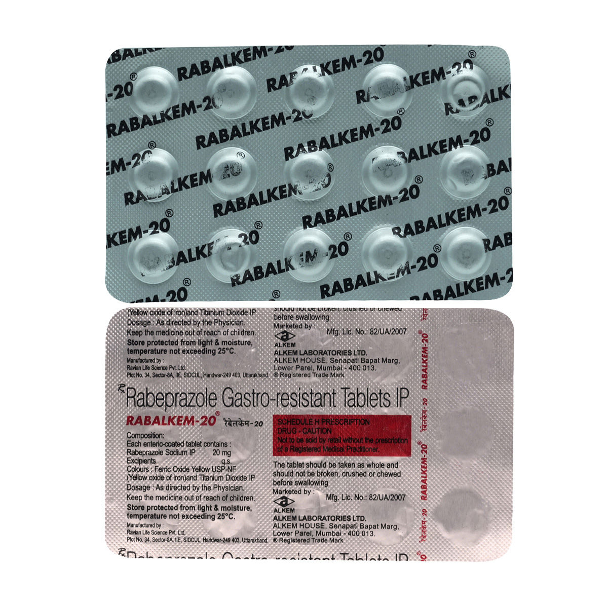 Rabalkem-20 Tablet 15's Price, Uses, Side Effects, Composition - Apollo ...
