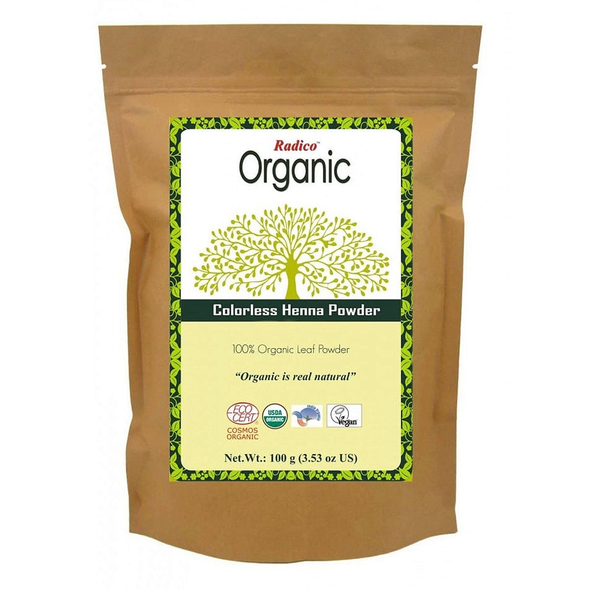 Radico Org Colorless Henna Powder 100g Price, Uses, Side Effects ...