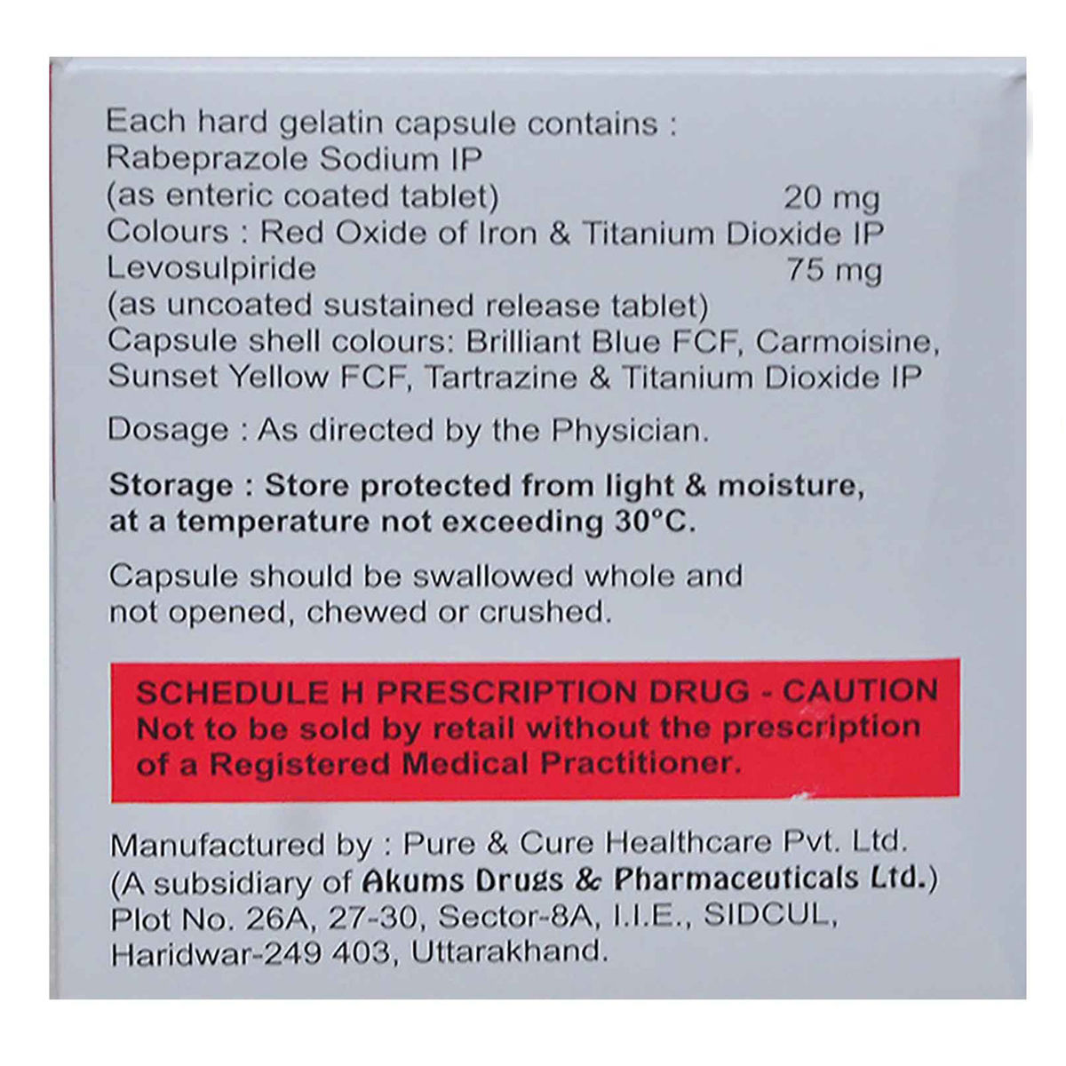 Rafron L Capsule 10's Price, Uses, Side Effects, Composition - Apollo ...