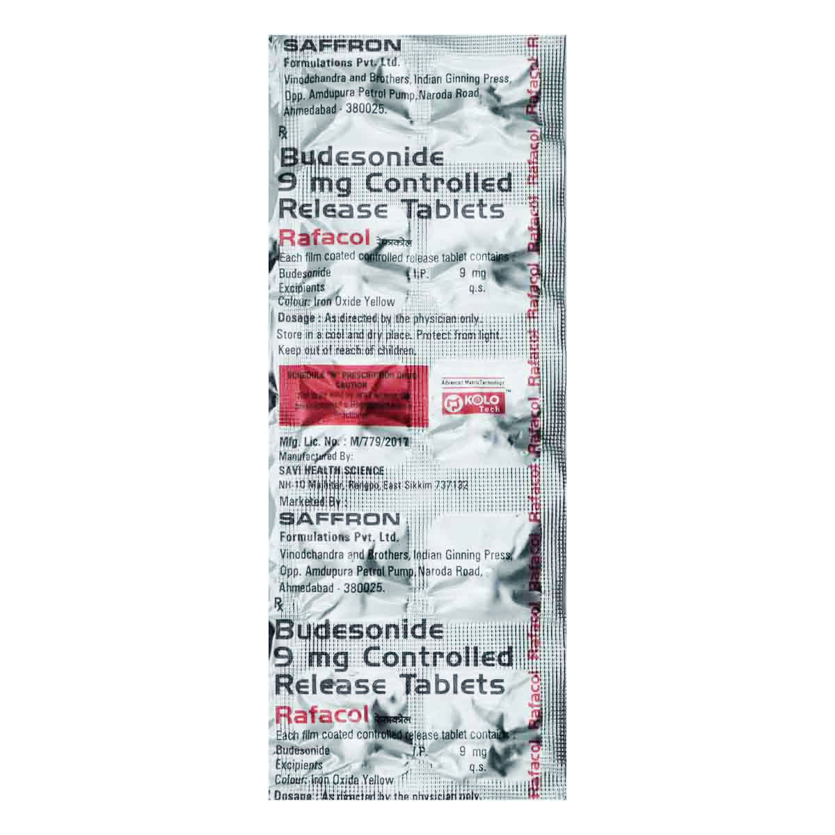 Rafacol Tablet 10's Price, Uses, Side Effects, Composition - Apollo ...