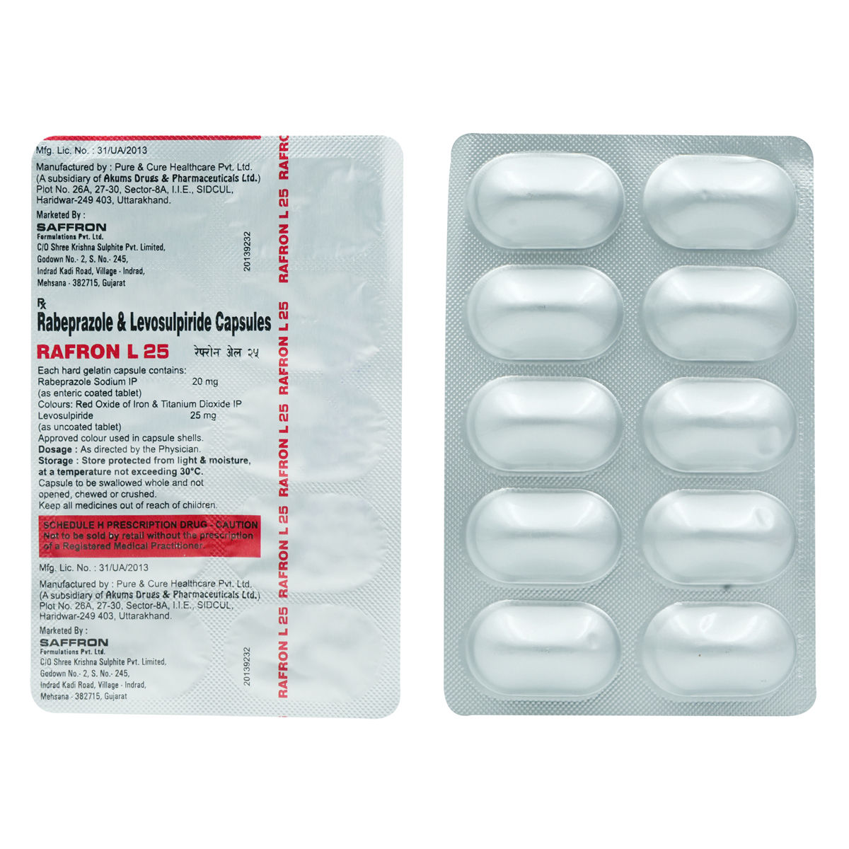 Rafron L 25 Capsule | Uses, Side Effects, Price | Apollo Pharmacy