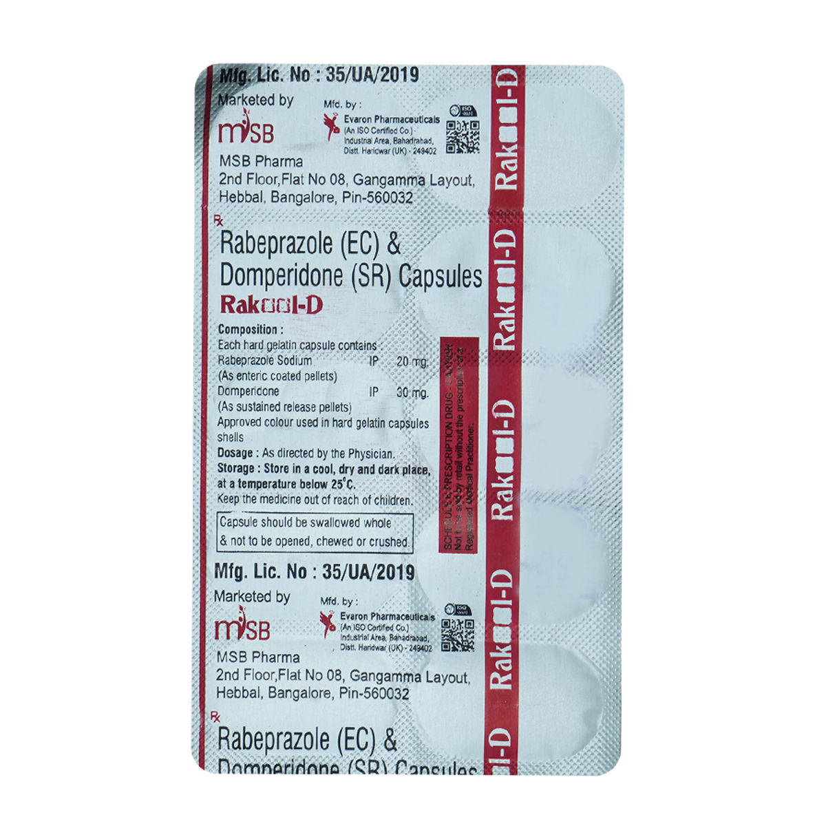 Rakool D Capsule 10's Price, Uses, Side Effects, Composition - Apollo ...