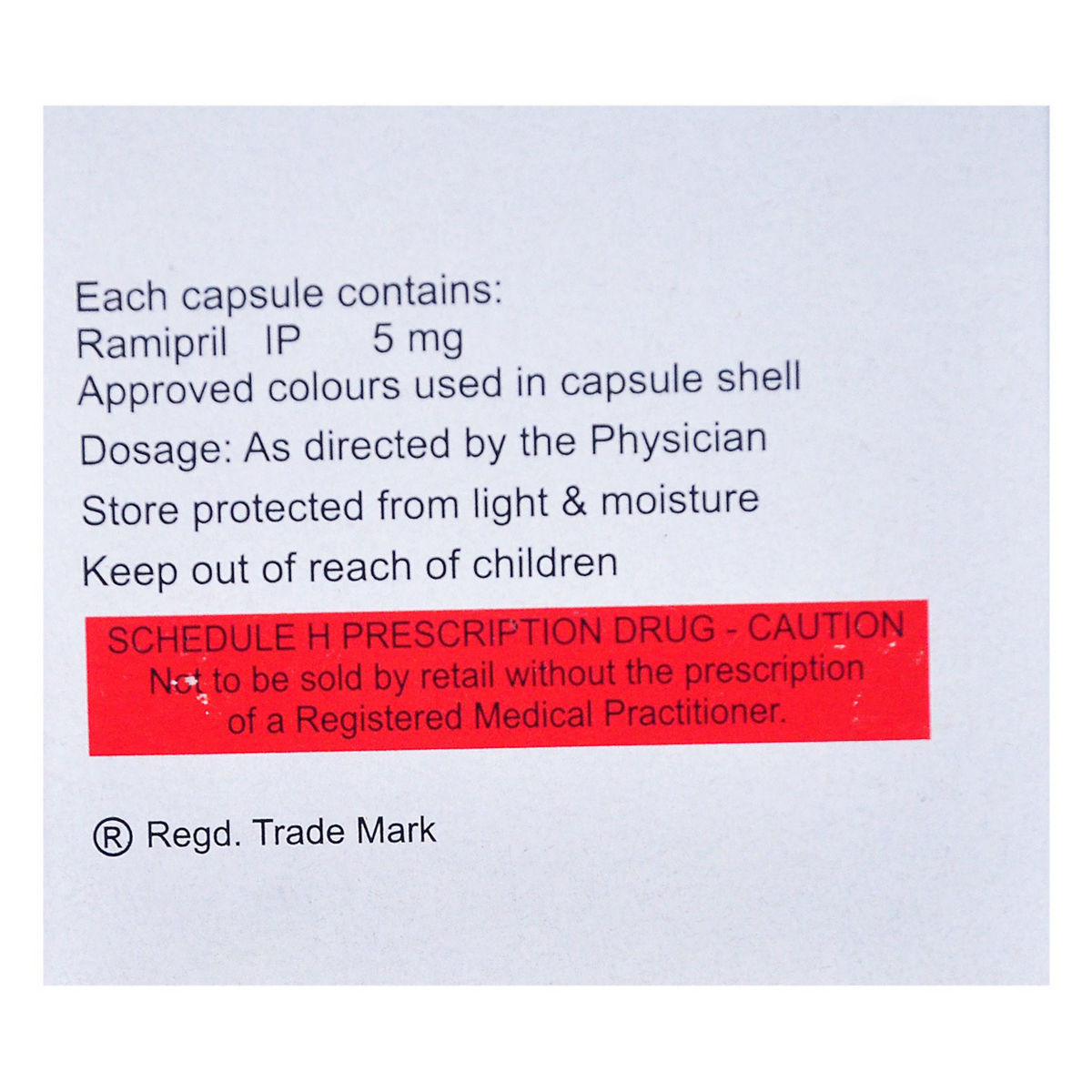 Ramcor 5 Capsule 10's Price, Uses, Side Effects, Composition - Apollo ...