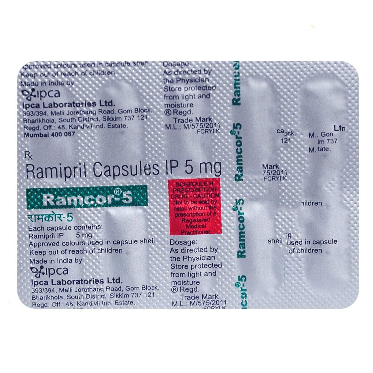 Ramcor 5 Capsule 10's Price, Uses, Side Effects, Composition - Apollo ...