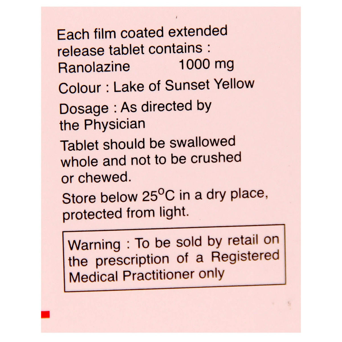 Ranolaz OD Tablet 10's Price, Uses, Side Effects, Composition - Apollo ...