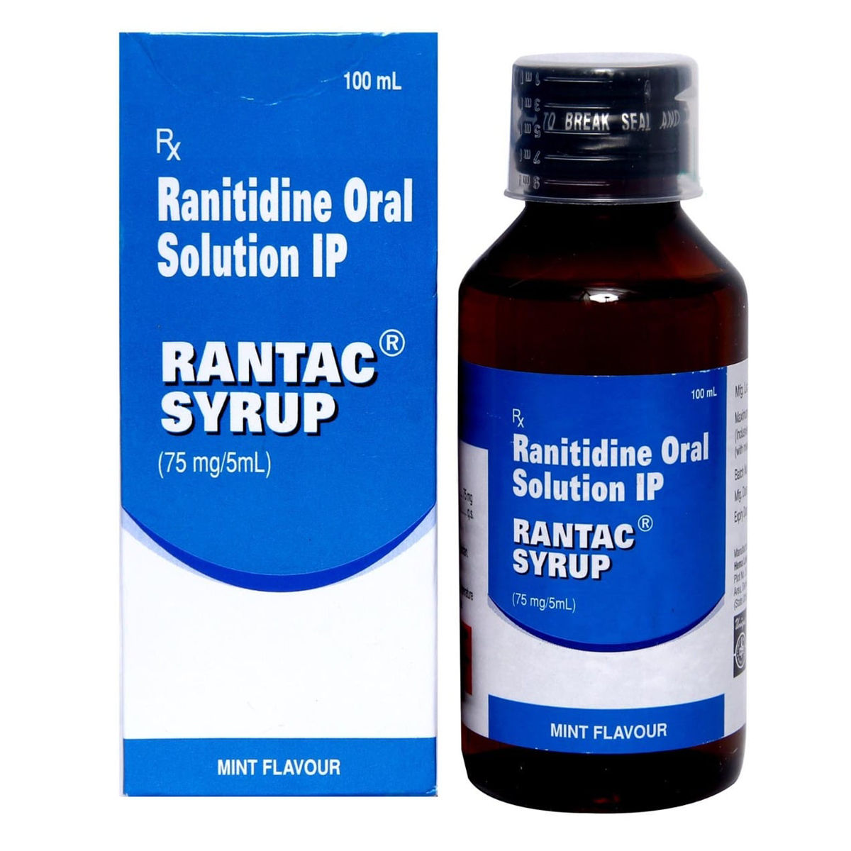 Rantac Mint Syrup 100 ml Price, Uses, Side Effects, Composition ...
