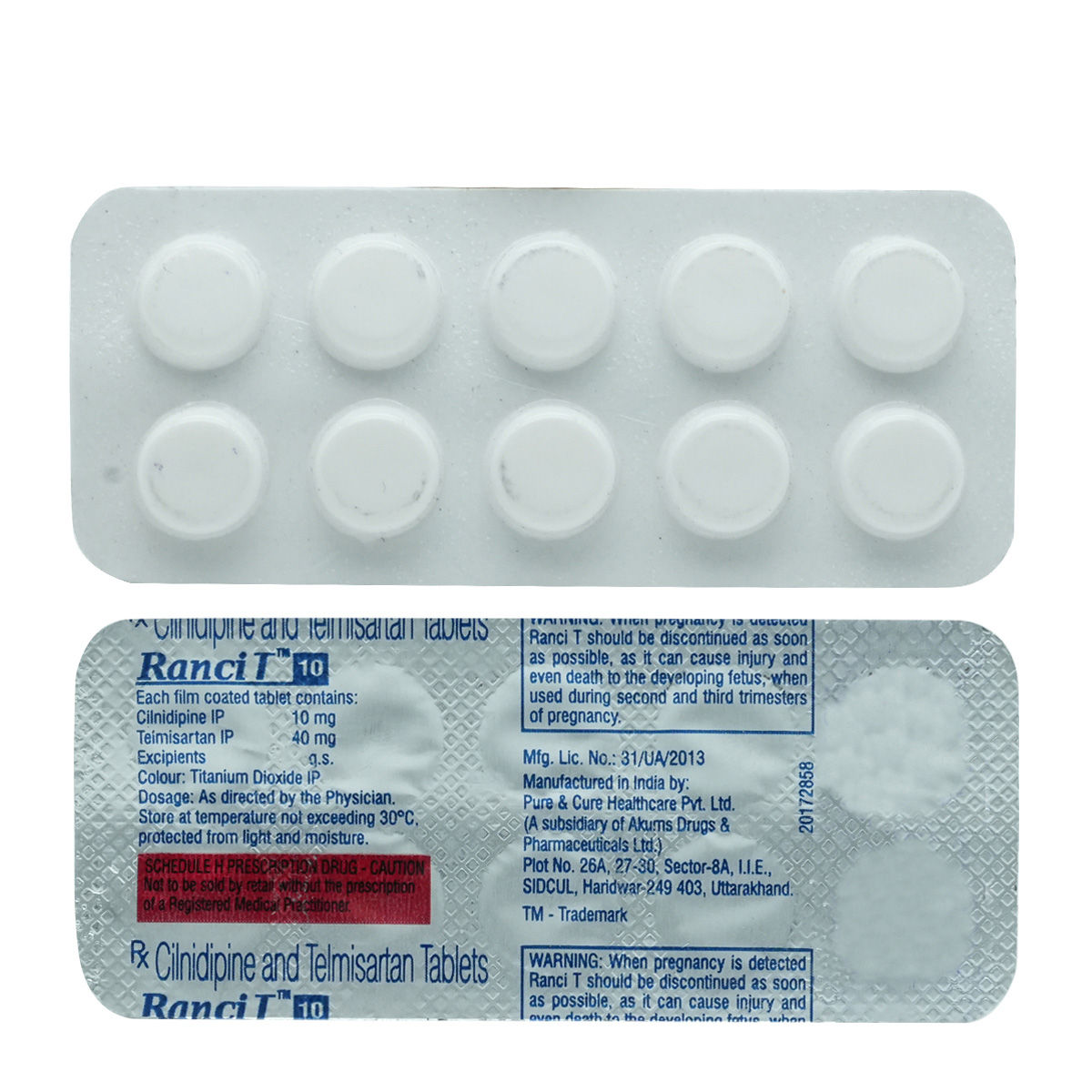 Ranci T 10 Tablet | Uses, Side Effects, Price | Apollo Pharmacy
