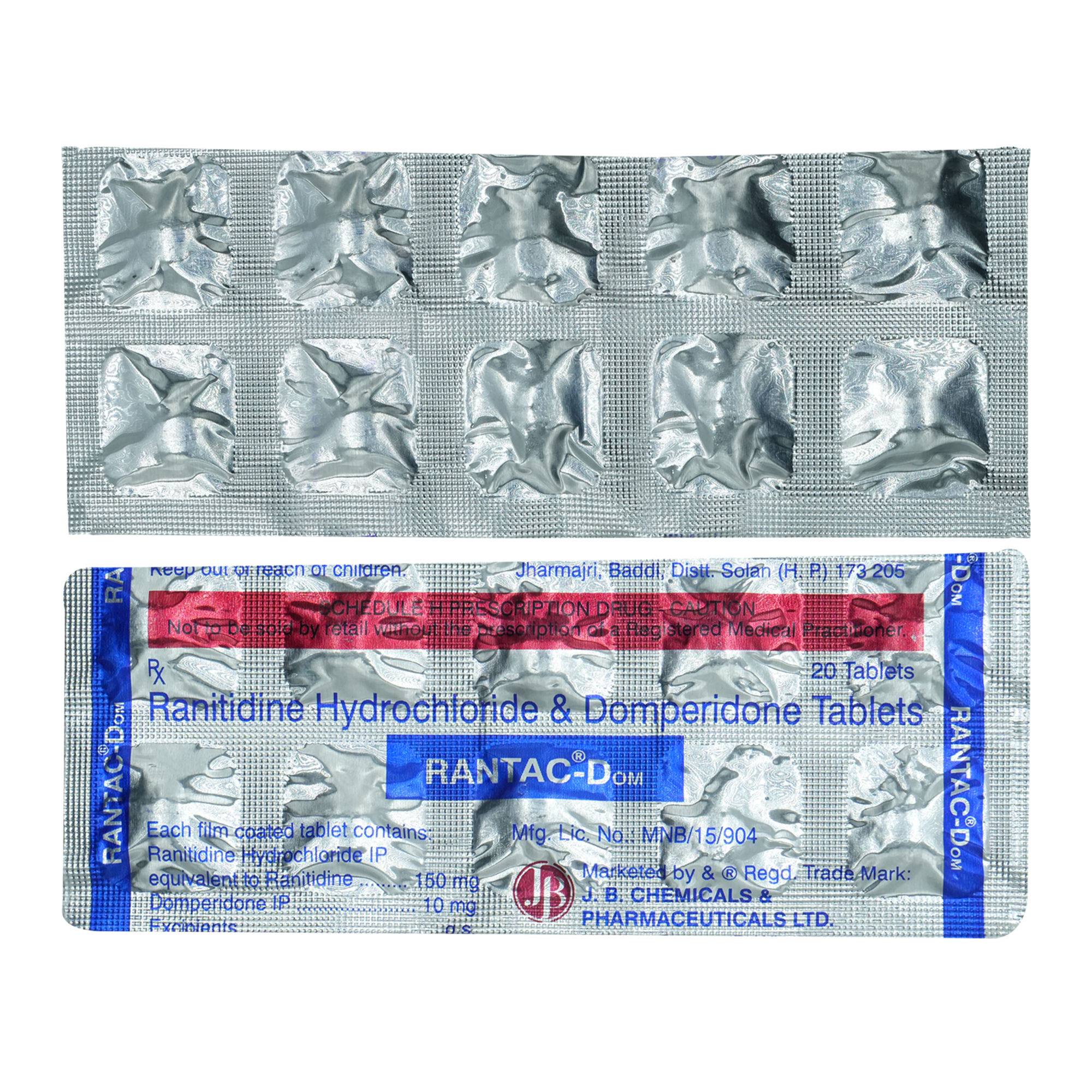 Rantac-D OM Tablet | Uses, Side Effects, Price | Apollo Pharmacy