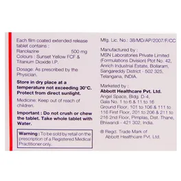 Ranogard 500 Tablet | Uses, Side Effects, Price | Apollo Pharmacy
