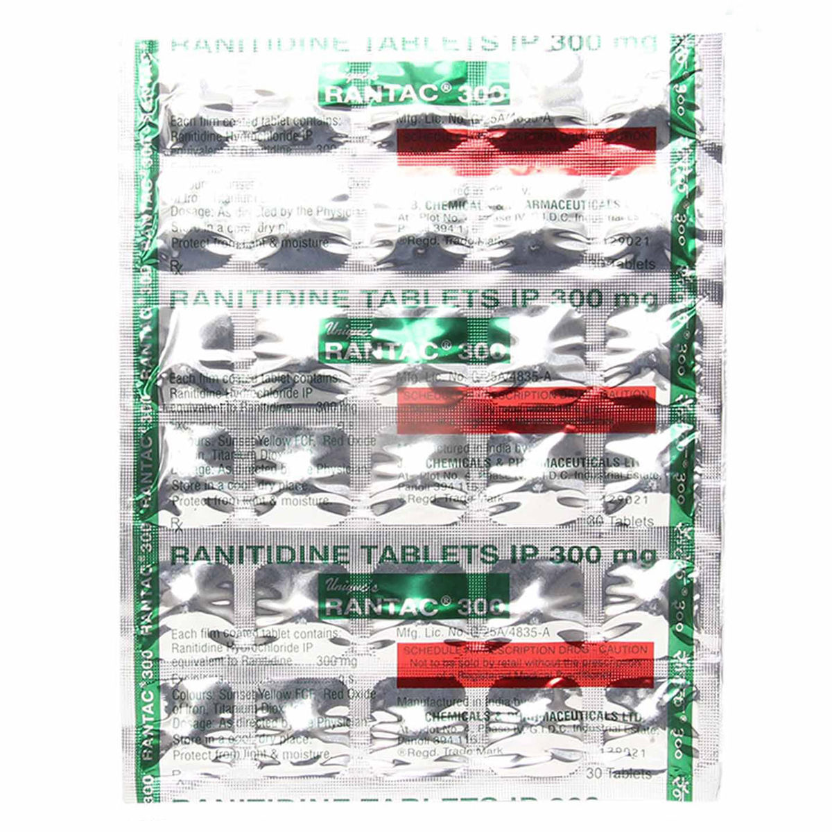 Rantac 300 Tablet | Uses, Side Effects, Price | Apollo Pharmacy