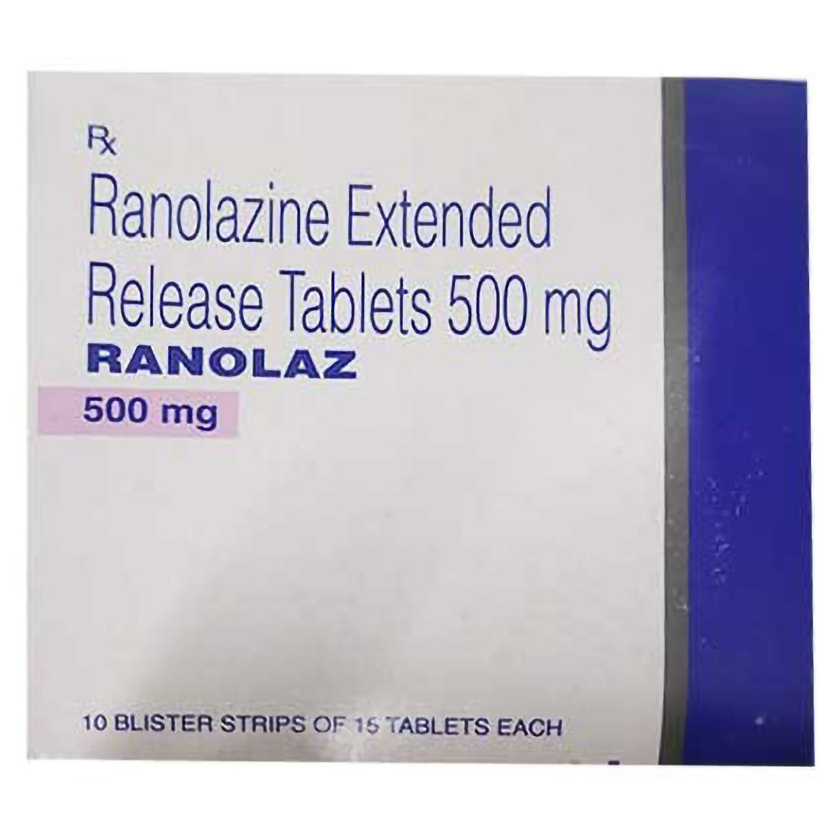 Ranolaz 500 mg Tablet 15's Price, Uses, Side Effects, Composition ...