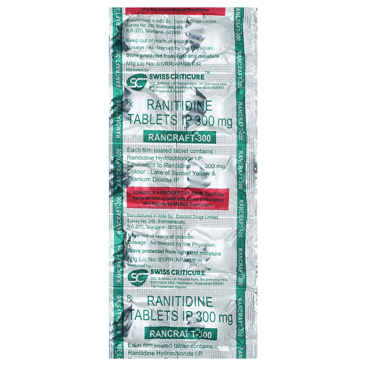 Rancraft-300 Tablet 10's | Uses, Side Effects, Price | Apollo Pharmacy